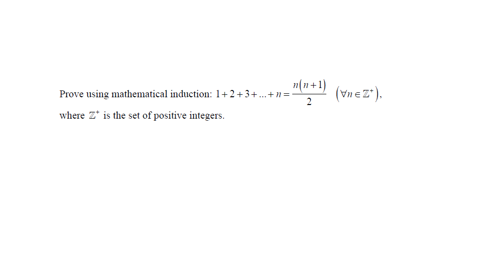 Solved n(n+1) Prove using mathematical induction: | Chegg.com