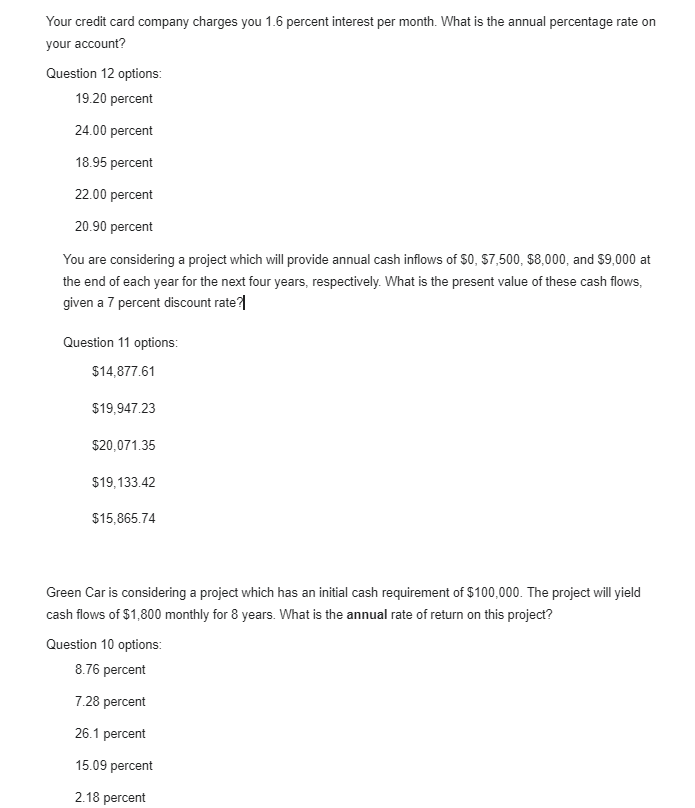 Solved 24 00 Percent 18 95 Percent 22 00 Percent 20 90 Chegg