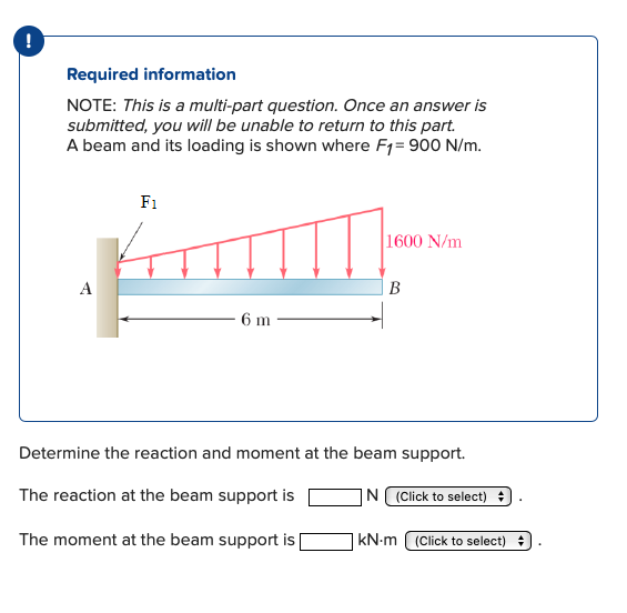 Solved ! Required information NOTE: This is a multi-part | Chegg.com