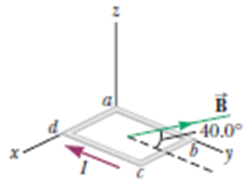 Solved A rectangular loop of wire has dimensions 0.500 m by | Chegg.com