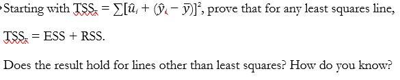 Solved Starting with TSS. = {[û; + ĝi - 7), prove that for | Chegg.com
