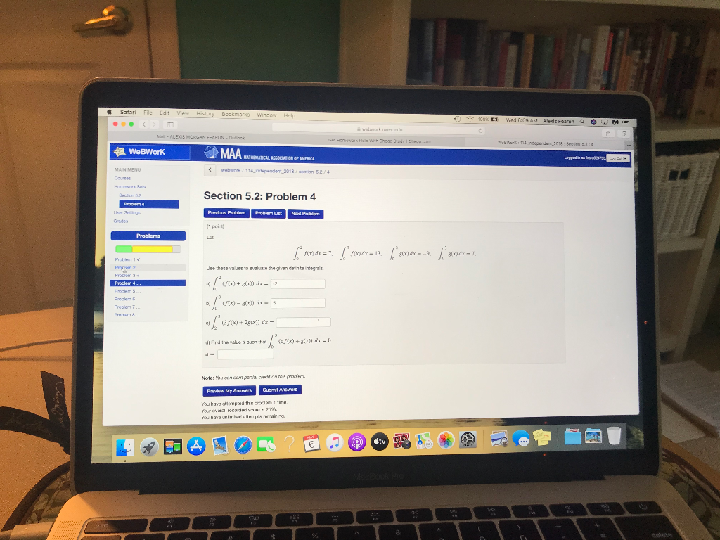 Solved Satari File lidt View History Bookmarks Window Help | Chegg.com