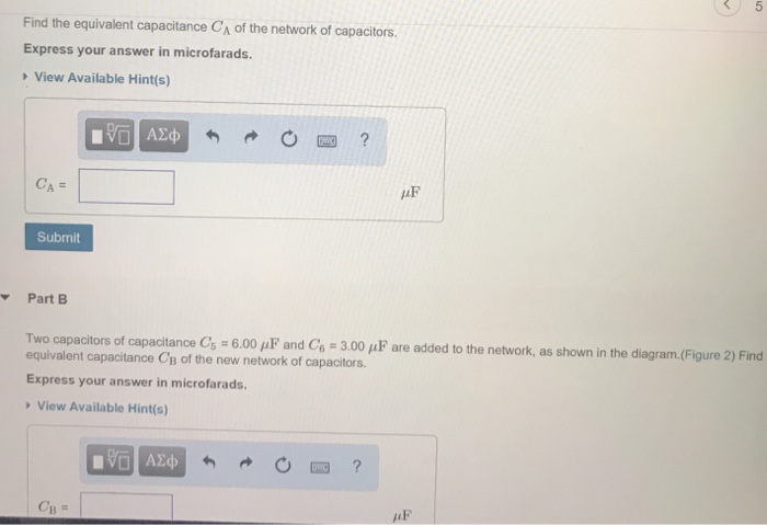 Solved Constants Consider the combination of capacitors | Chegg.com