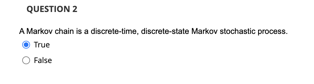 Solved A Markov chain is a discrete-time, discrete-state | Chegg.com Solved A Markov chain is a discrete-time, discrete-state | Chegg.com