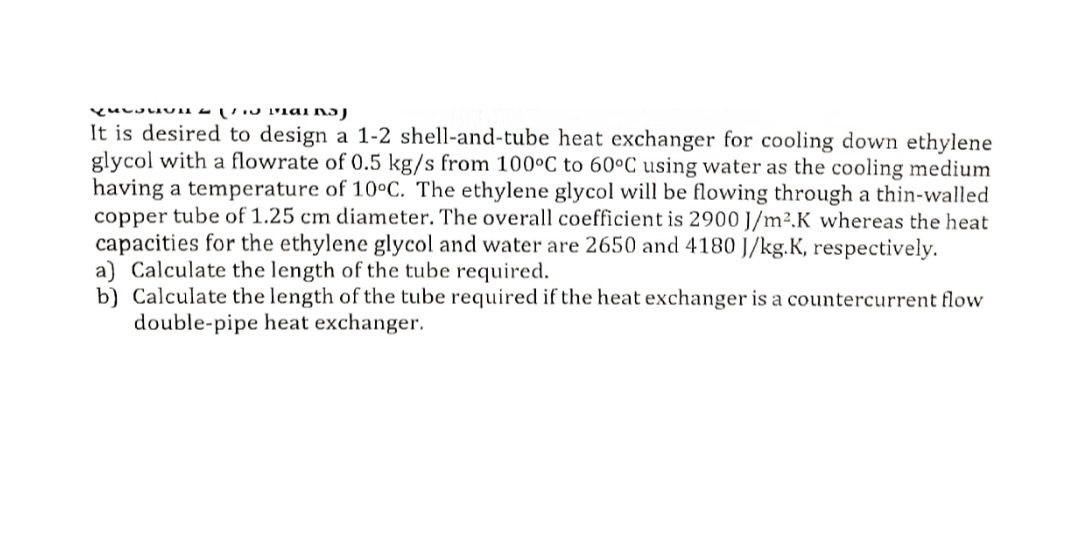 Solved LUNC'I wain) It is desired to design a 1-2 | Chegg.com