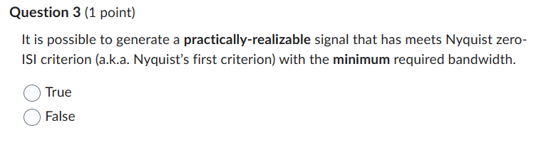 Solved It is possible to generate a practically-realizable | Chegg.com