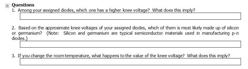 Solved 1st Diode 1N270 I-V Characteristic curve 350 10°C | Chegg.com