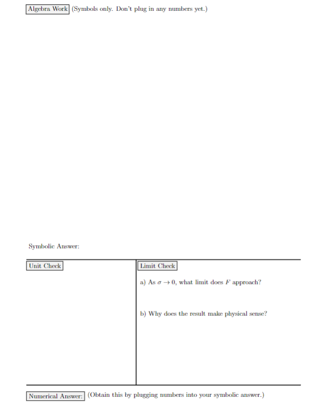 Solved An infinite sheet of charge with surface charge | Chegg.com