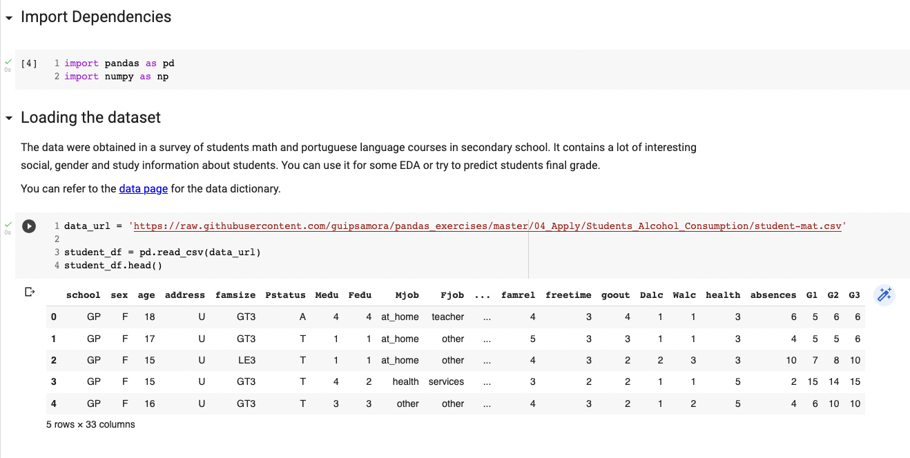 Loading the dataset The data were obtained in a | Chegg.com
