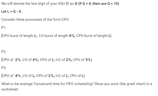 Solved What Is The Average Turnaround Time For Sjf 