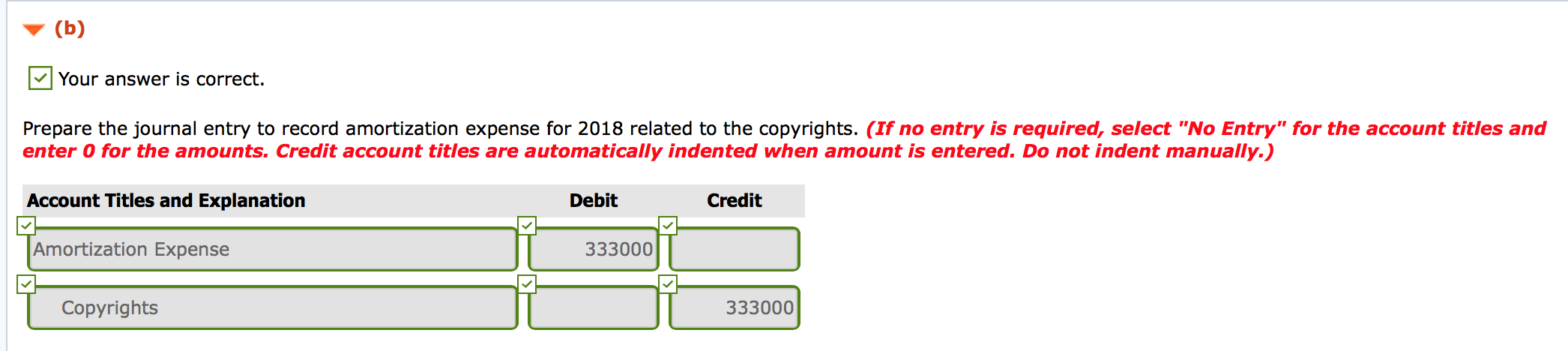 Solved Exercise 12-13 (Part Level Submission) Presented | Chegg.com