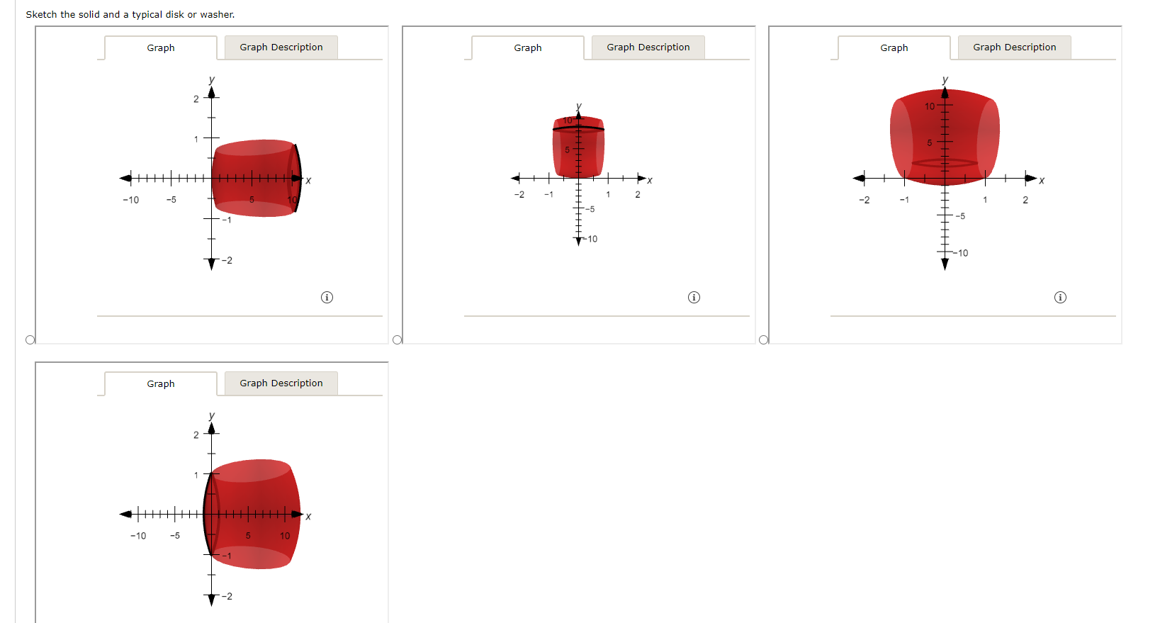 Solved Find The Volume V Of The Solid Obtained By Rotating