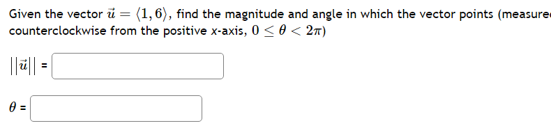 Solved Write the vector shown above in component form. | Chegg.com
