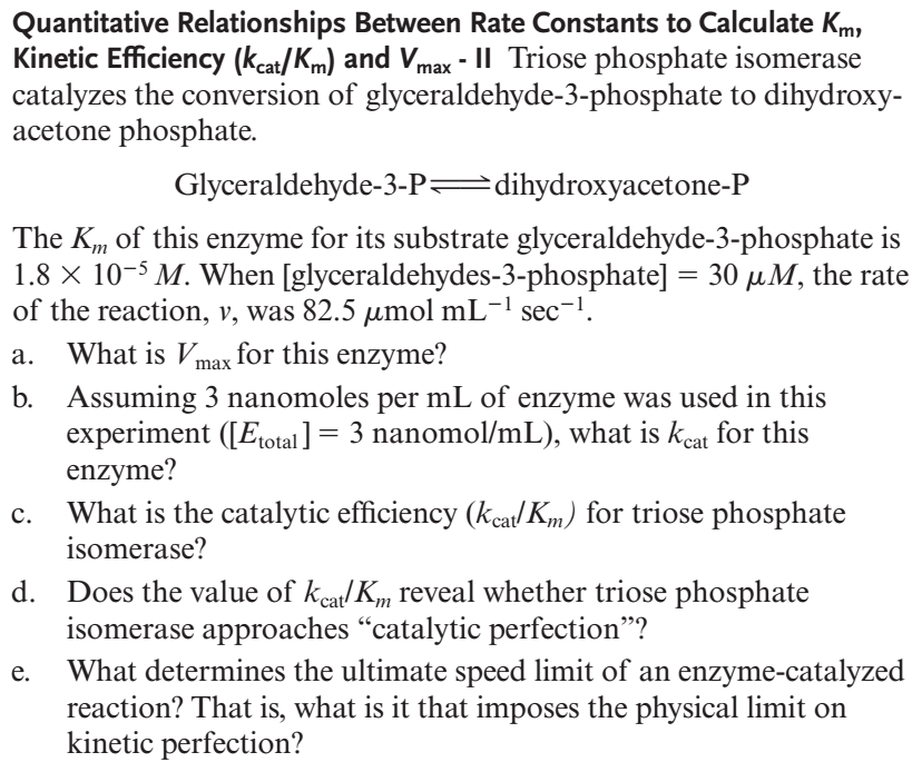 Solved Quantitative Relationships Between Rate Constants to | Chegg.com