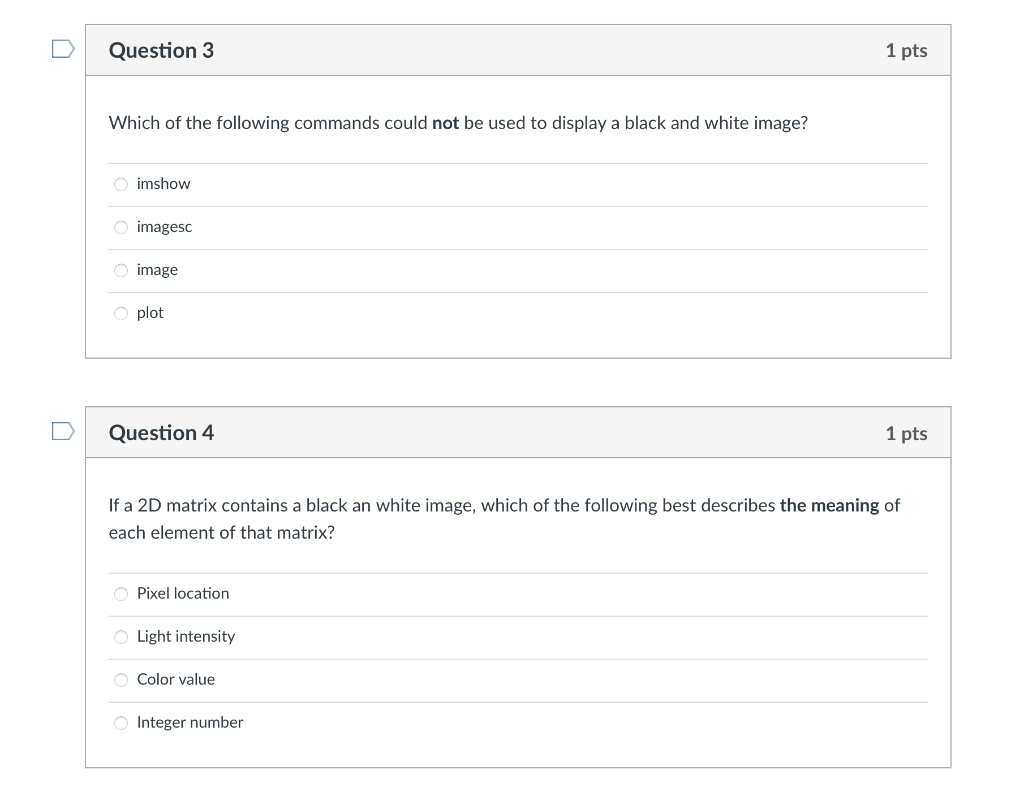 Solved MATLAB Format Which of the following commands could | Chegg.com