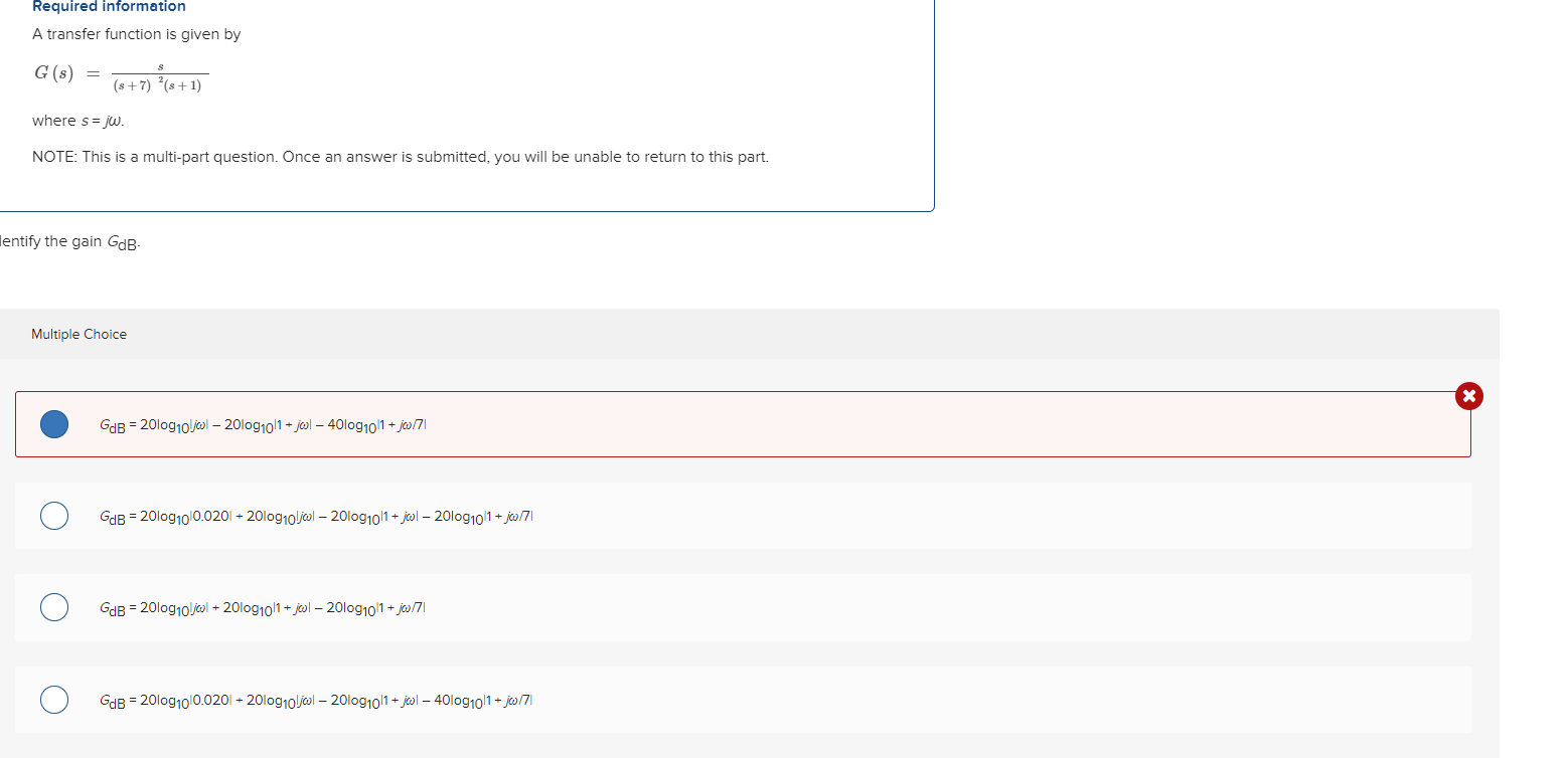 Solved A transfer function is given by G(s)=(s+7)2(s+1)s | Chegg.com