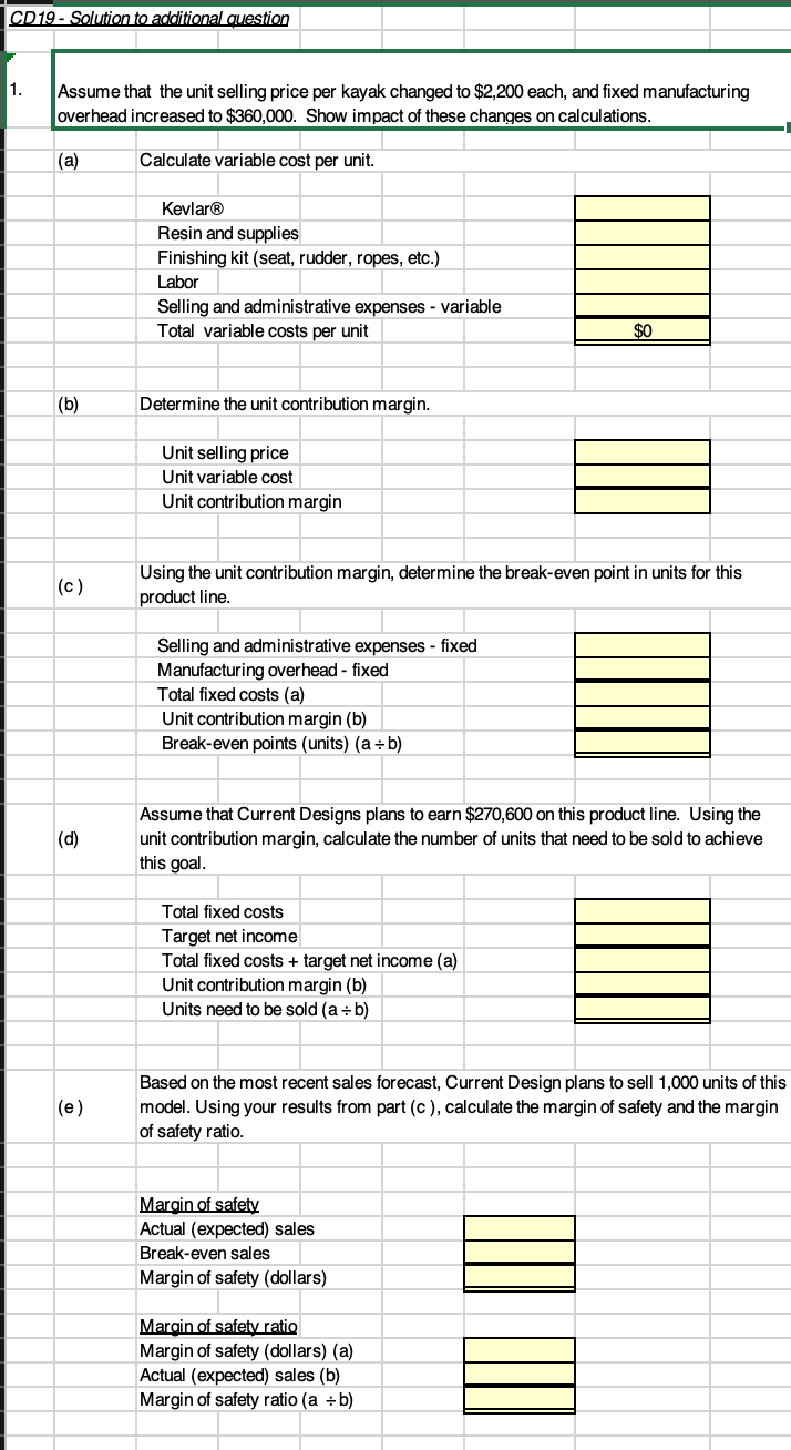 Solved 3 (a) Calculate variable cost per unit. Current | Chegg.com