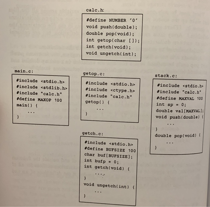 Implement the "reverse Polish calculator" example in | Chegg.com