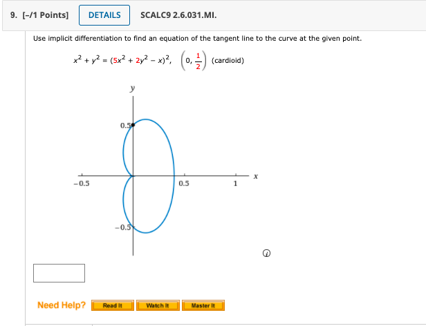 Solved 6. (-/1 Points) DETAILS SCALC9 2.6.021. If R(x) + | Chegg.com