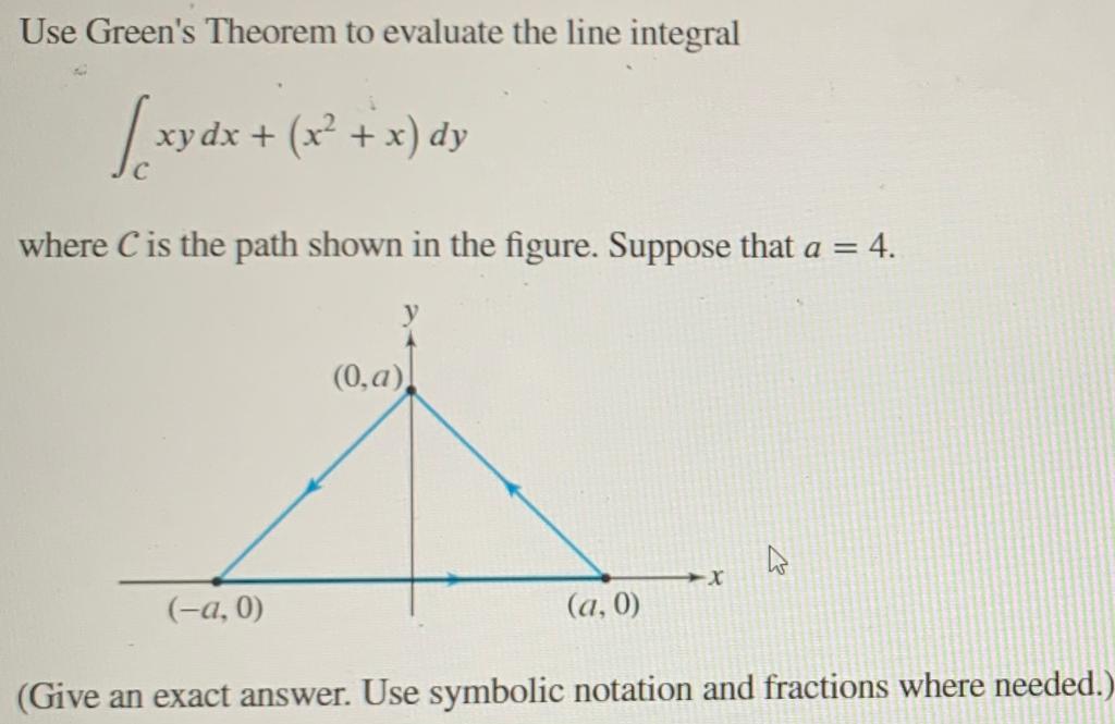 Solved Use Green's Theorem to evaluate the line integral | | Chegg.com