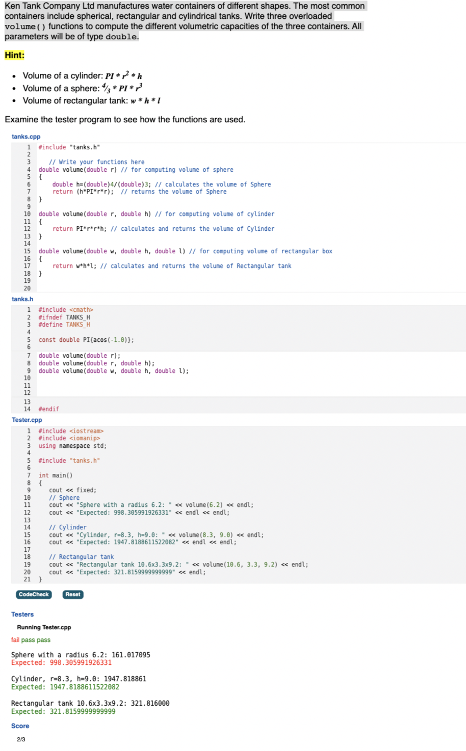 Solved C++. I cannot edit the stuff in grey. Only the stuff | Chegg.com