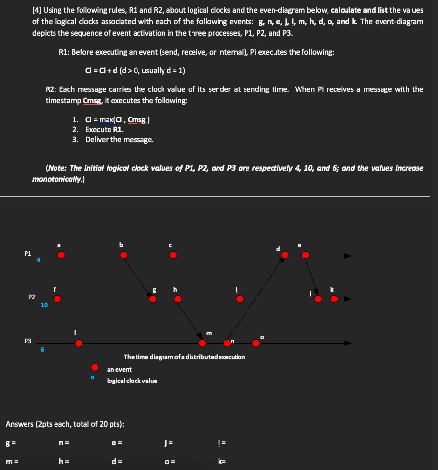 [4] Using the following rules, R1 and R2, about | Chegg.com