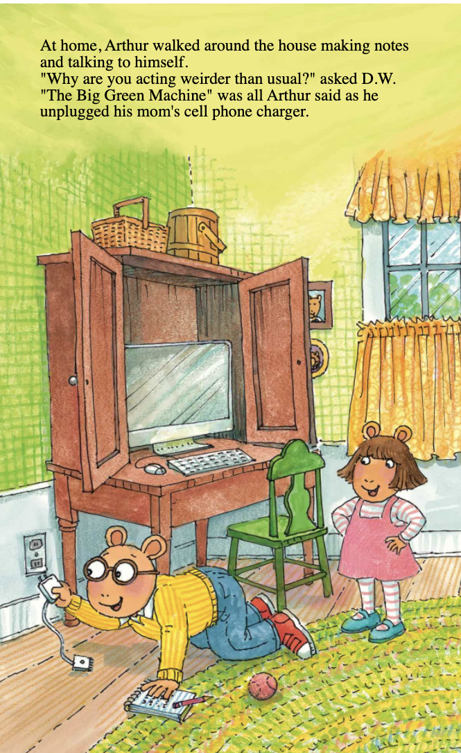 Solved MARC BROWN ARTHUR Turns Green DE MARC BROWN ARTHUR | Chegg.com