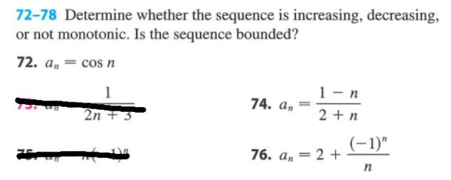 Solved 72 78 Determine Whether The Sequence Is Increasing