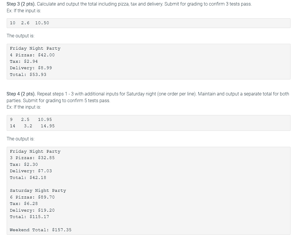 Solved Program Specifications. Write a program to calculate | Chegg.com
