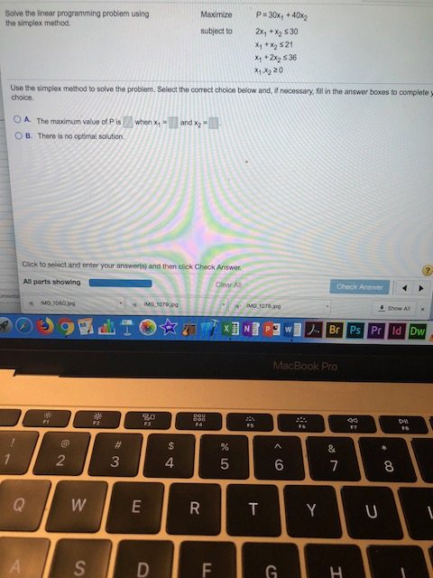 Solved Solve the linear programming problem using the | Chegg.com