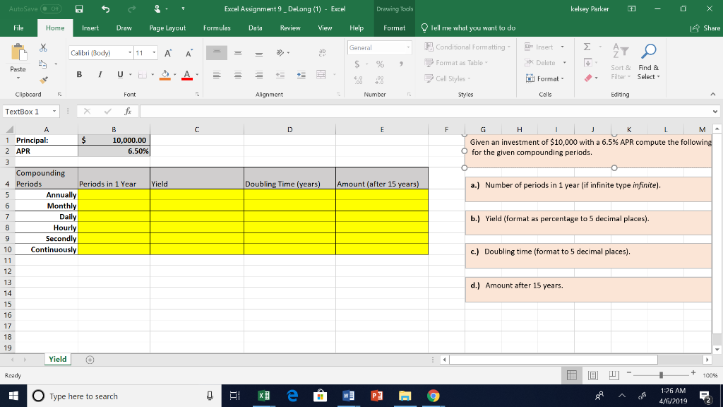 Solved How do I begin solving this problem using excel | Chegg.com