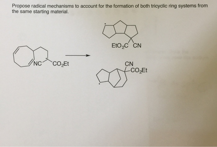 Solved Propose radical mechanisms to account for the | Chegg.com