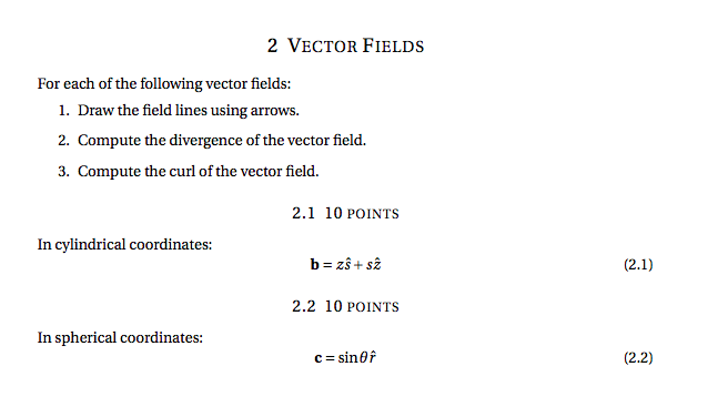 Solved 2 VECTOR FIELDS For each of the following vector | Chegg.com