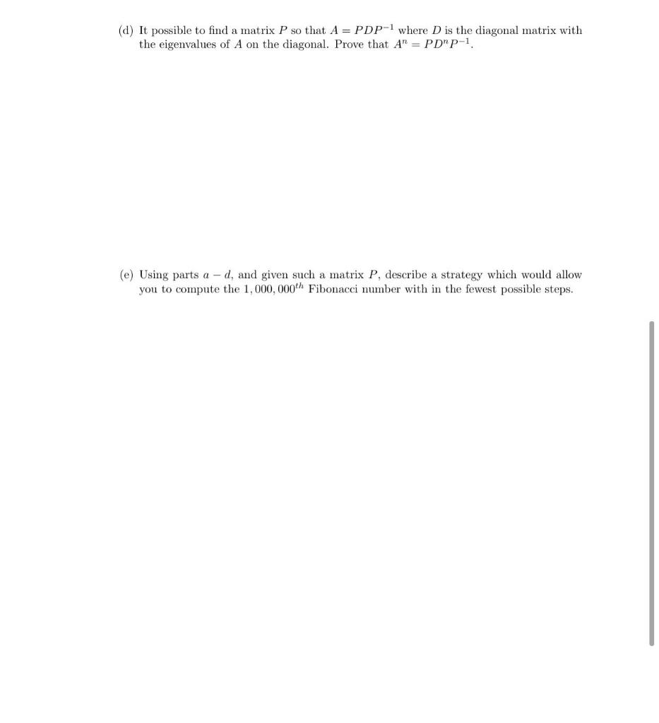 Solved (2) The Fibonacci sequence is a sequence of number: | Chegg.com