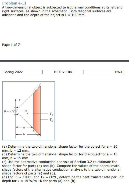 Solved Problem 4-11 A two-dimensional object is subjected to | Chegg.com