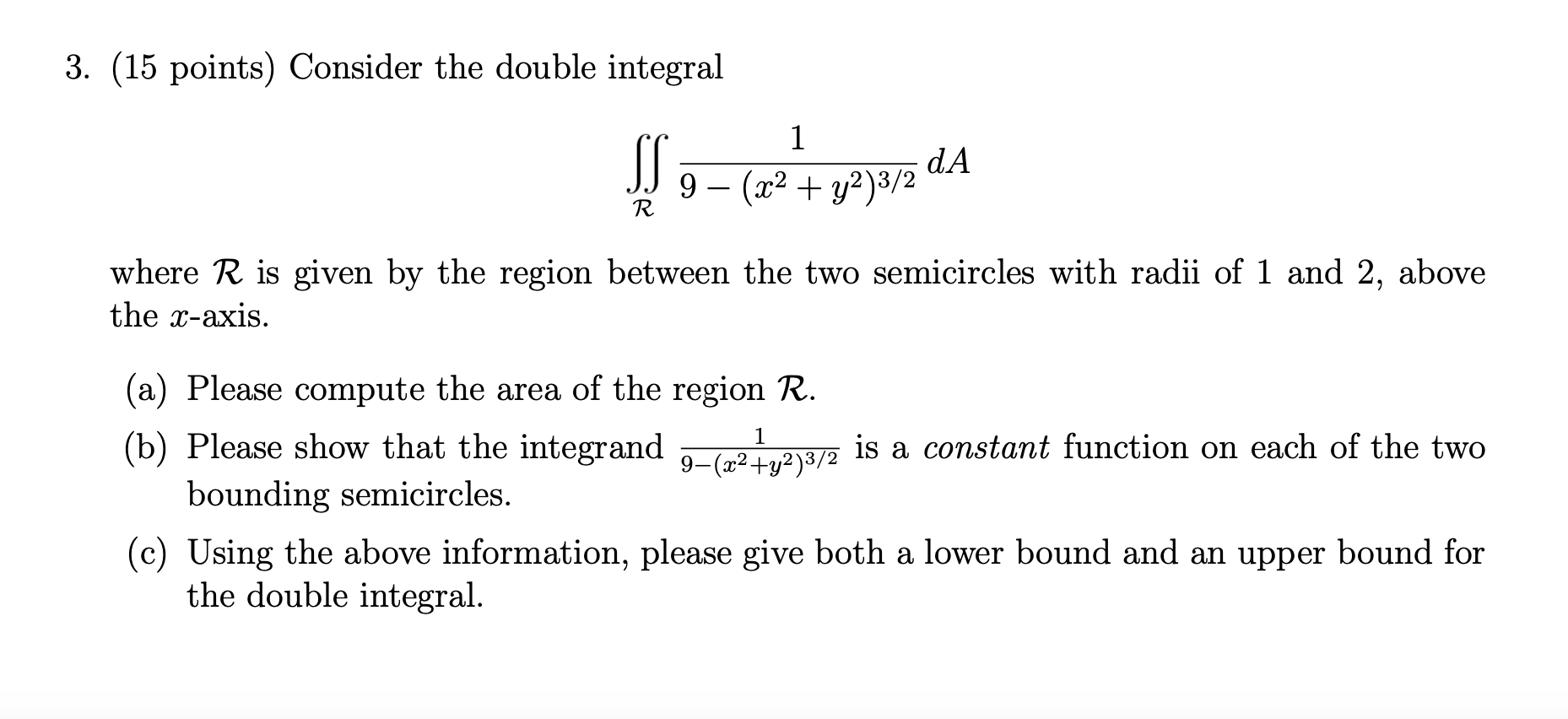 Solved (Problem 3)(15 ﻿points) ﻿Consider the double | Chegg.com