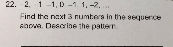 Solved Find the next 3 numbers in the sequence above. | Chegg.com