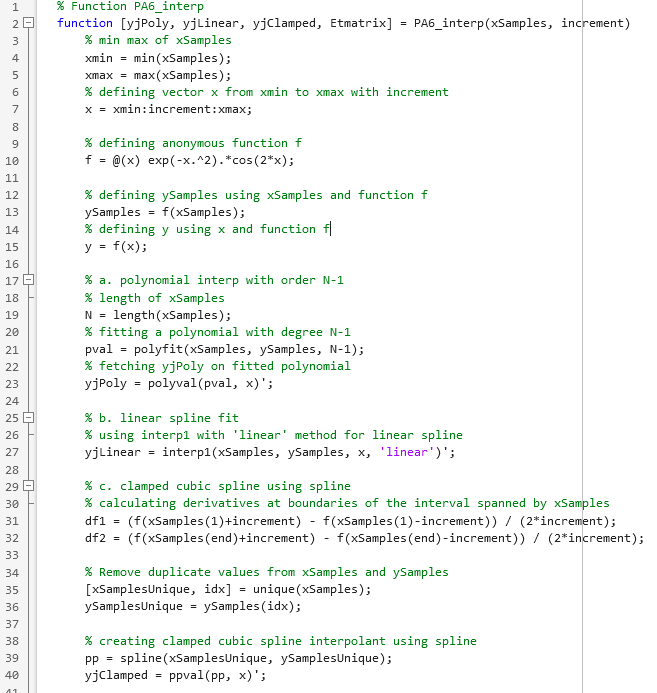 Solved MATLAB: Can you please help me to confirm what's | Chegg.com