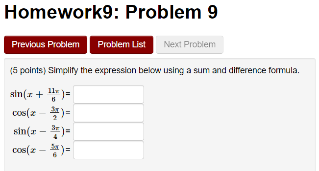 Solved Homework9: Problem 8 Previous Problem Problem List | Chegg.com
