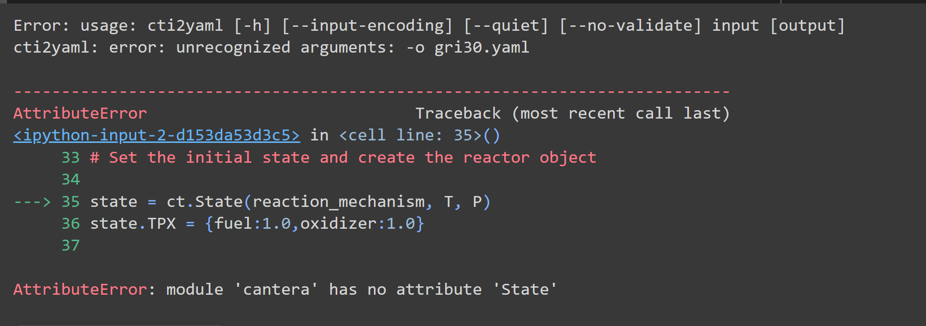 Solved import cantera as ctimport matplotlib.pyplot as | Chegg.com
