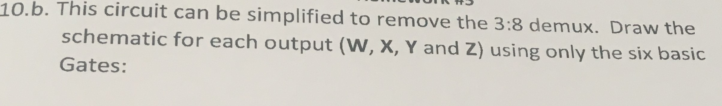 Solved Homeword a 3:8 demux, transpose input ABCD then add | Chegg.com
