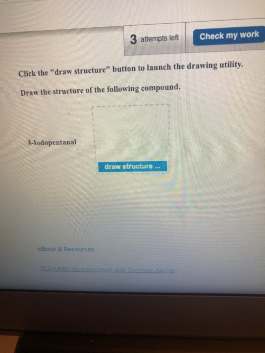 Solved 3 attempts left Check my work Click the "draw | Chegg.com