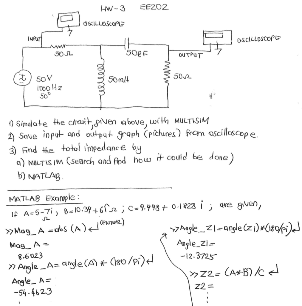 Solved 1) Simulate the cinait, given above, with MULTISIM 2) | Chegg.com