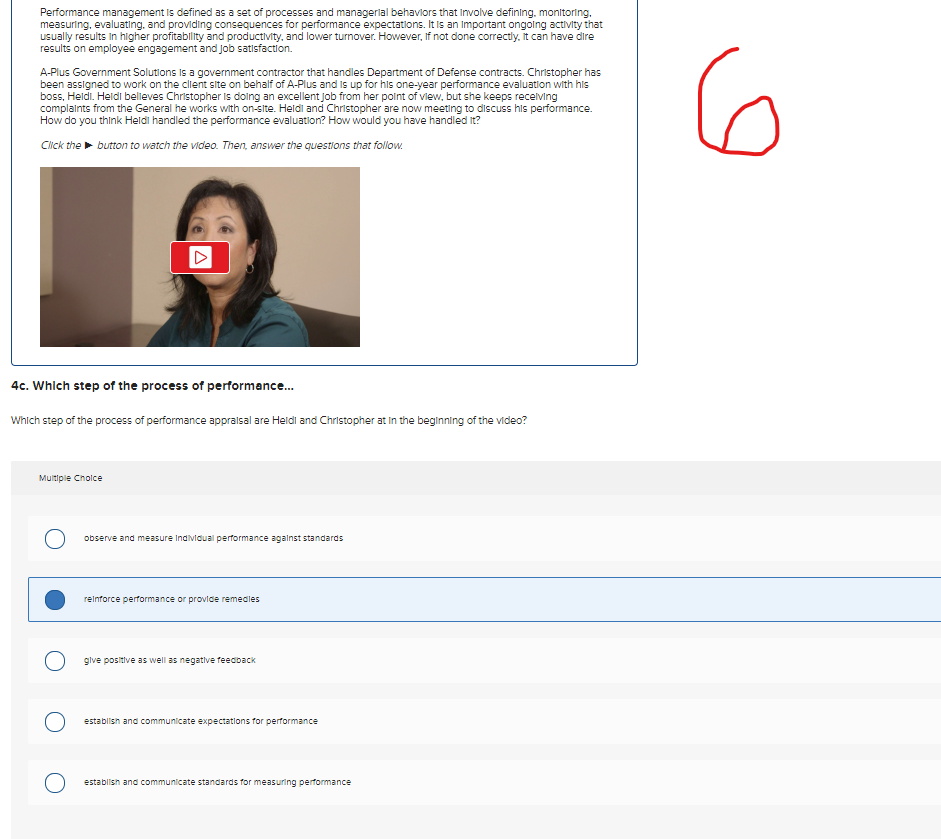Solved Manager's Hot Seat: Performance Management | Chegg.com