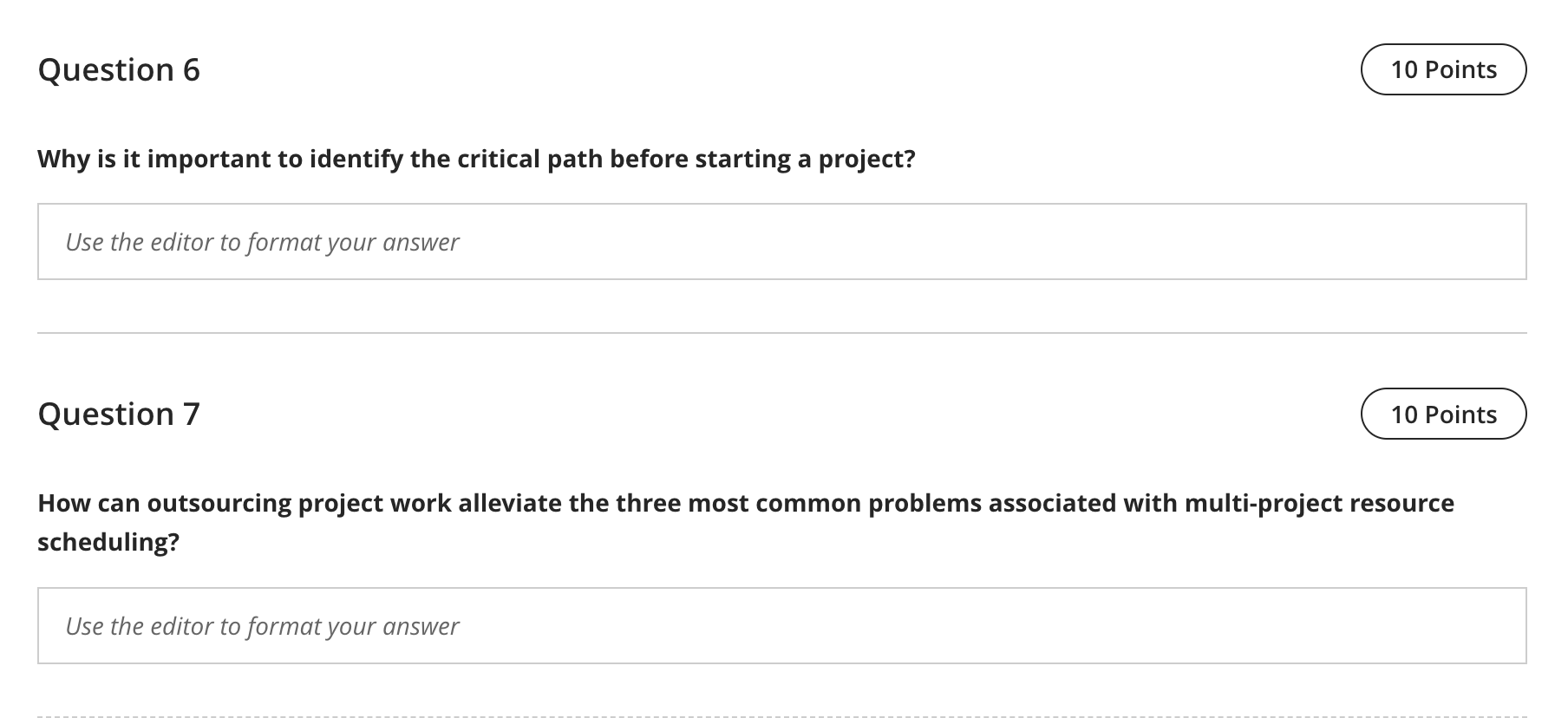 Solved Question 610 ﻿PointsWhy is it important to identify | Chegg.com