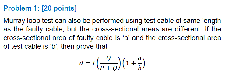 Solved Problem 1: [20 points] Murray loop test can also be | Chegg.com