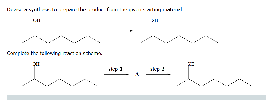 Solved Devise a synthesis to prepare the product from the | Chegg.com