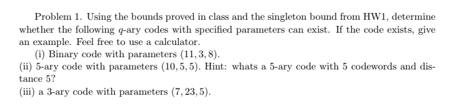 Problem 1. Using the bounds proved in class and the | Chegg.com