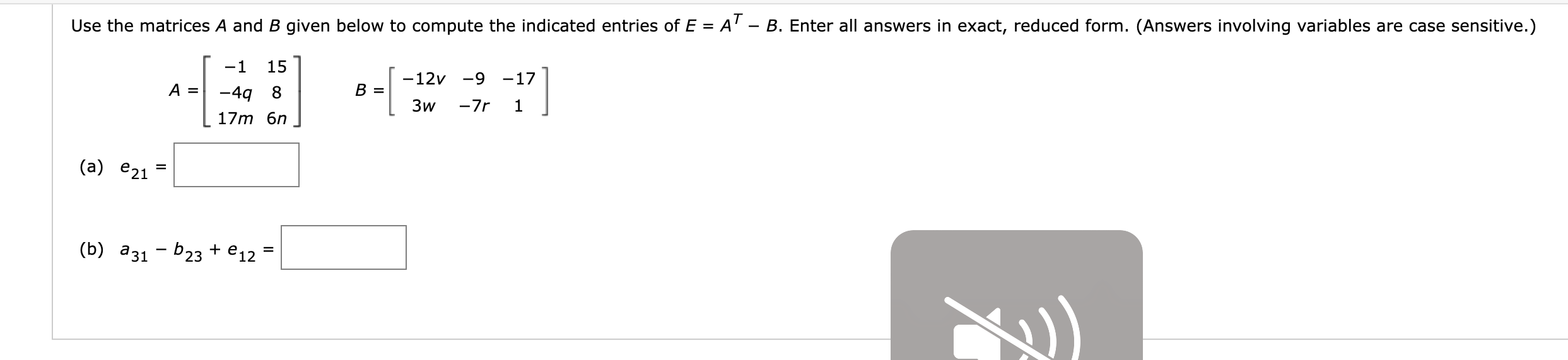Solved Use the matrices C and D given below to answer the | Chegg.com