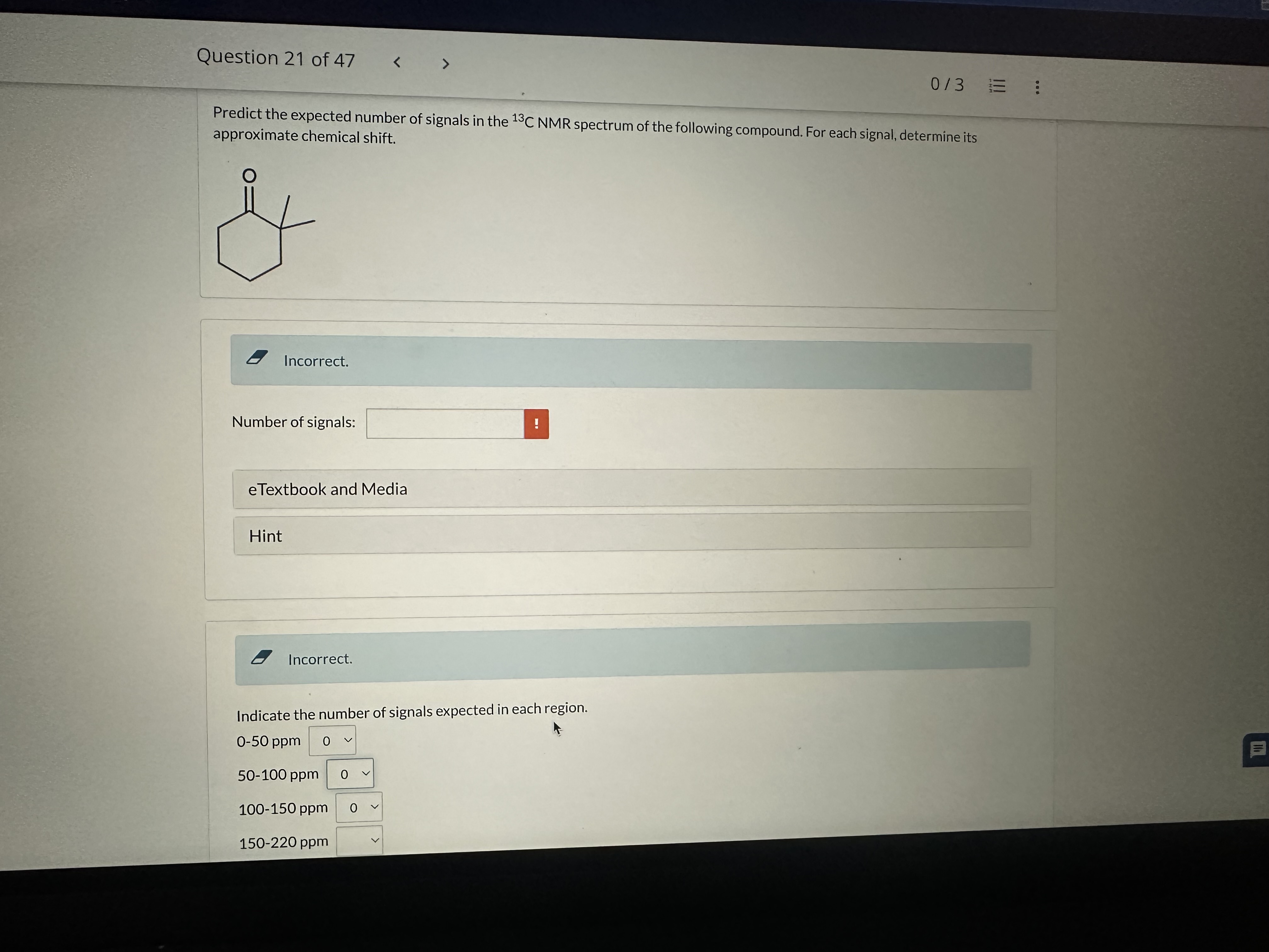 Solved Predict the expected number of signals in the 13C NMR | Chegg.com Solved Predict the expected number of signals in the 13C NMR | Chegg.com